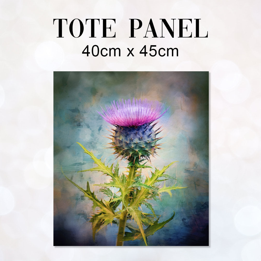 Thistle Fabric Panel for sewing Tote Bags – Custom Fabrics UK