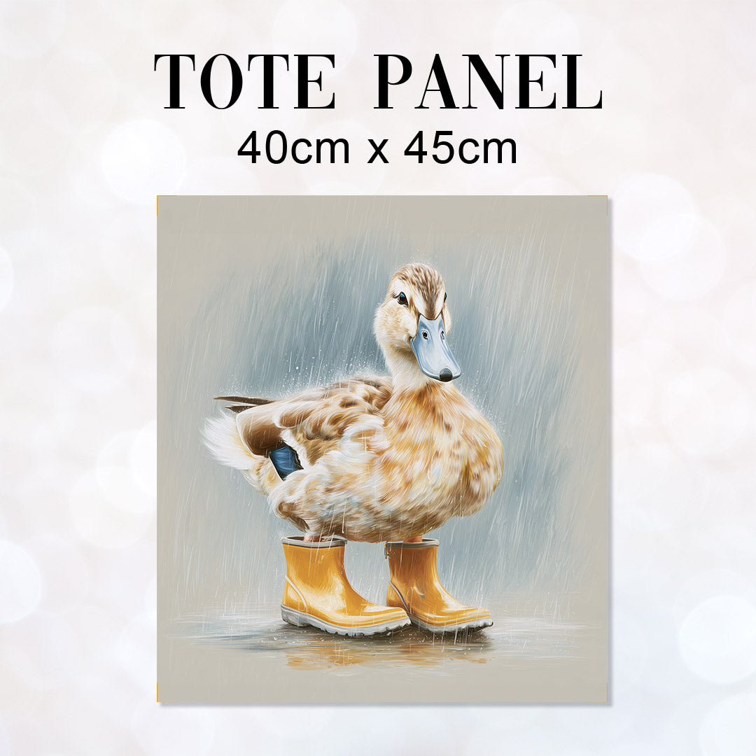 Duck in the rain fabric panel for sewing Bags – Custom Fabrics UK