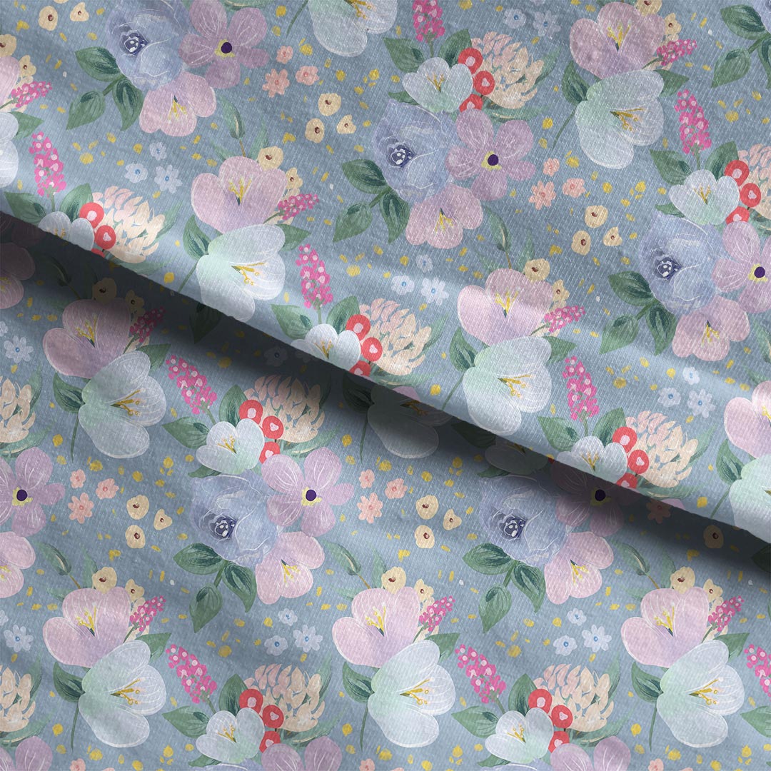 Spring Floral fabric for Dressmaking, Crafts, Sewing – Custom Fabrics UK