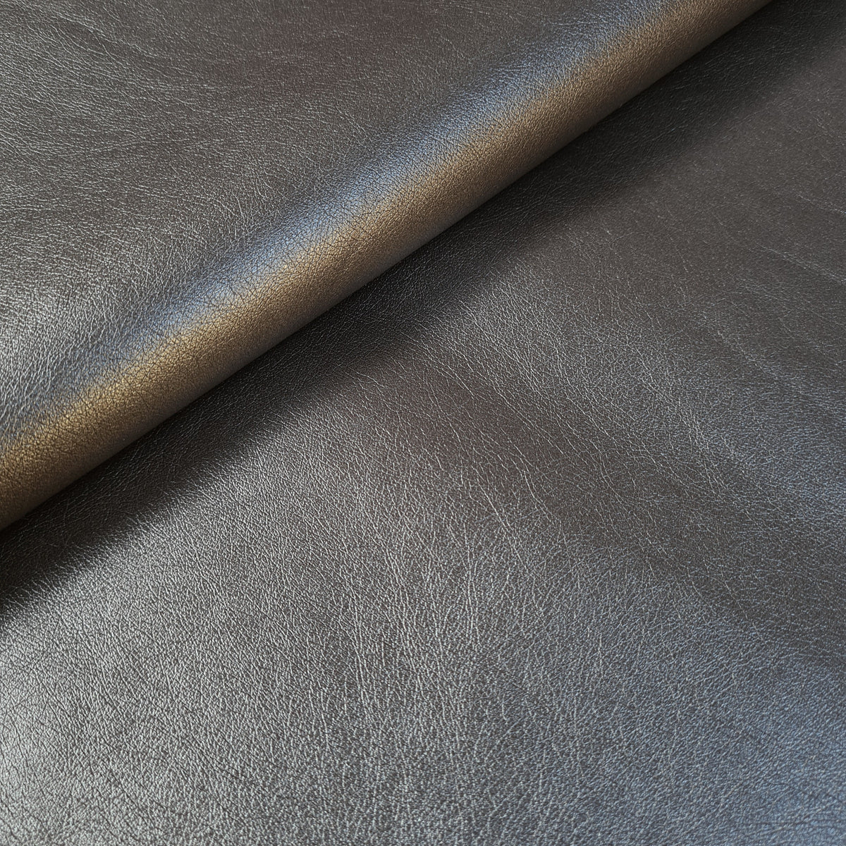Soft Metallic Faux Leather Leatherette Fabric, priced by half metre ...