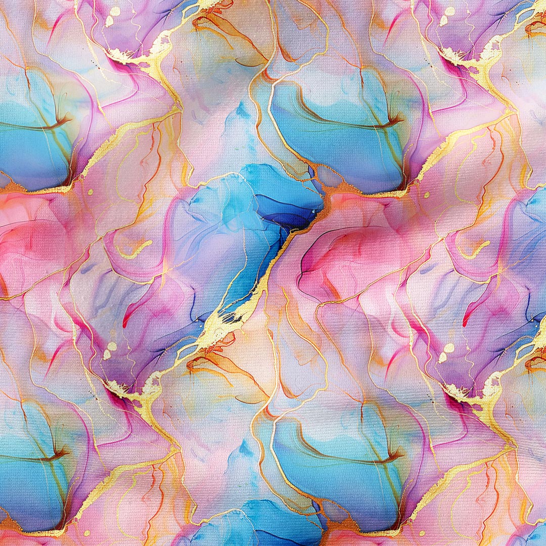 Abstract Ink Painting Fabric for Pyjamas, crafts, blankets and more ...