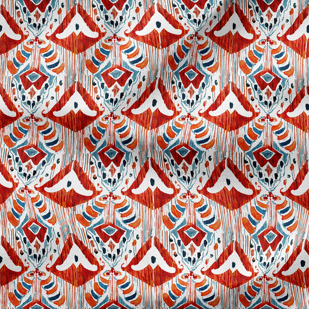 Ethnic Print fabric for Outdoor Cushions, Dressmaking, Crafts – Custom ...