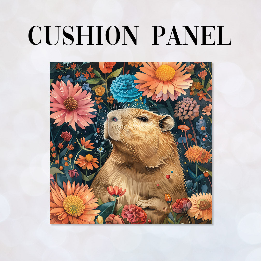 Capybara Fabric Panel for sewing Cushions. – Custom Fabrics UK