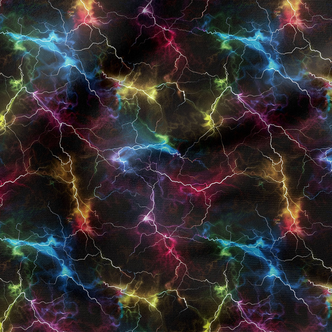 Colour Lightning Fabric for Pyjamas, crafts, blankets and more – Custom ...