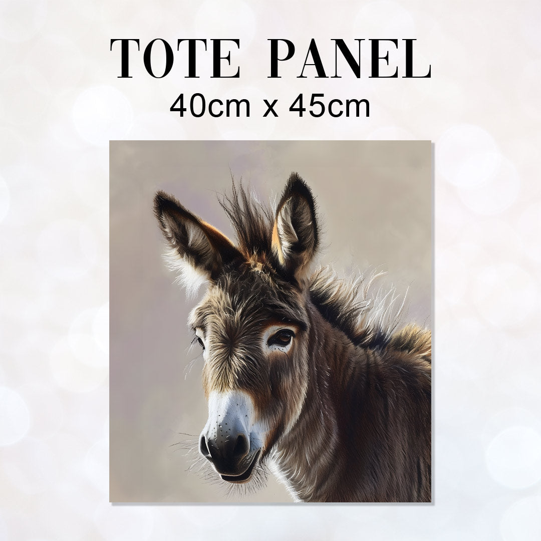 Donkey Fabric Panel for sewing Tote Bags – Custom Fabrics UK