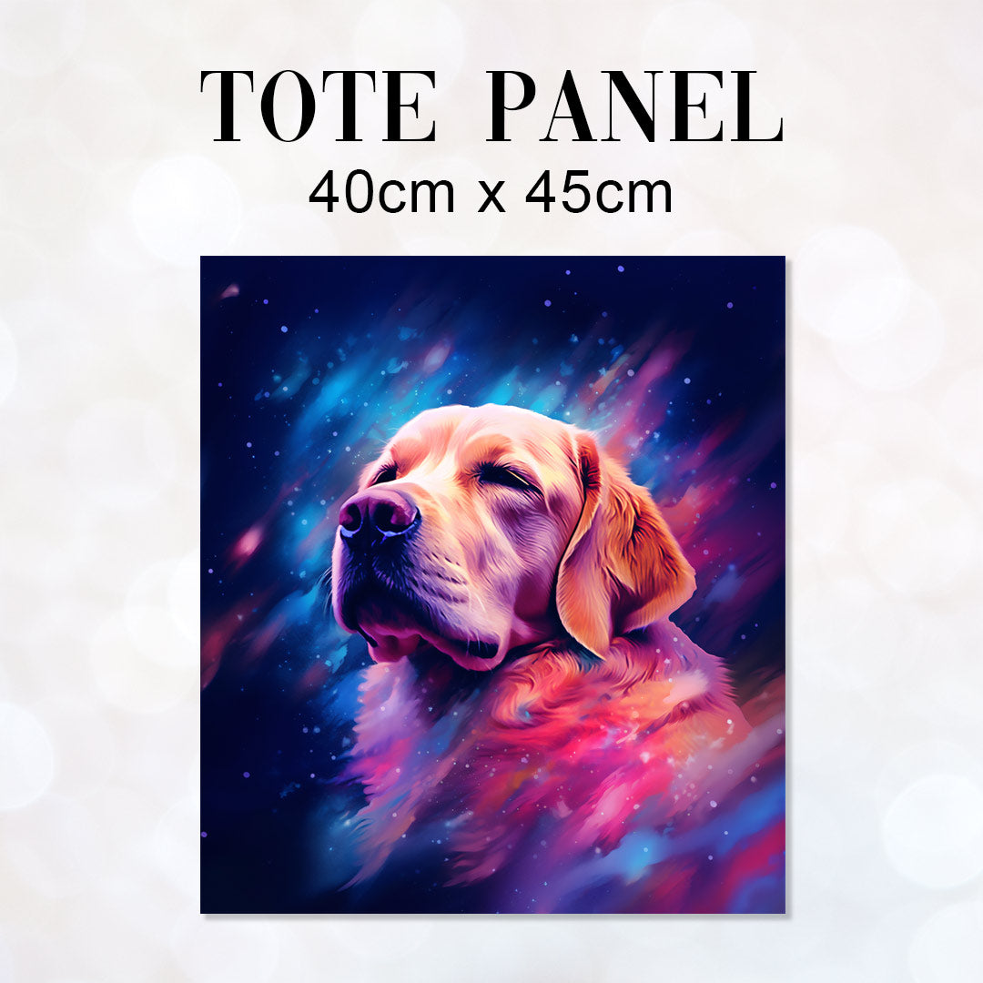 Labrador Dog Fabric Panel for sewing Tote Bags – Custom Fabrics UK