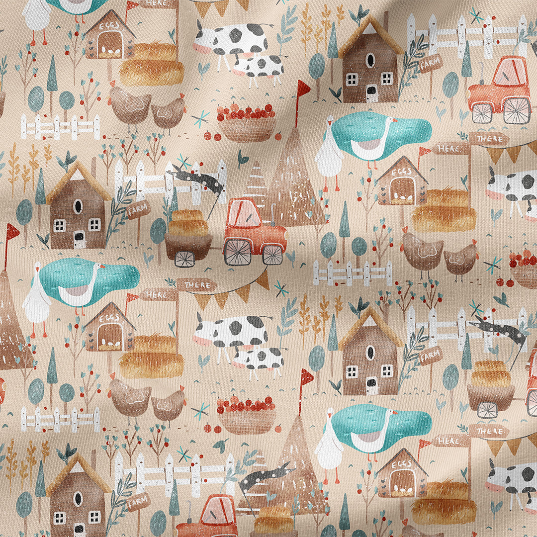 Country Farm Fabric – Custom Fabrics UK
