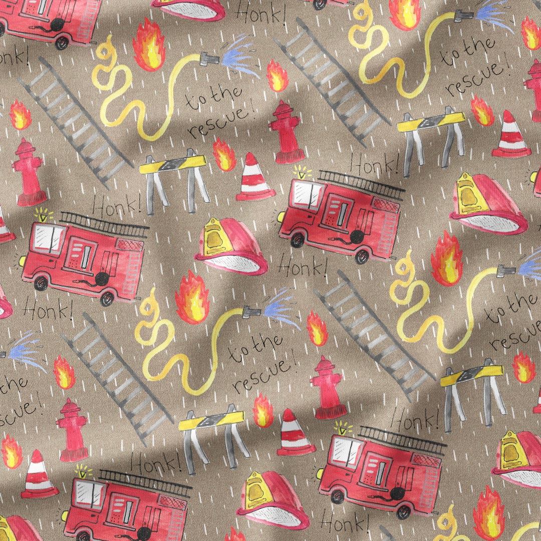 Fire Engine Beige Fabric – Custom Fabrics UK