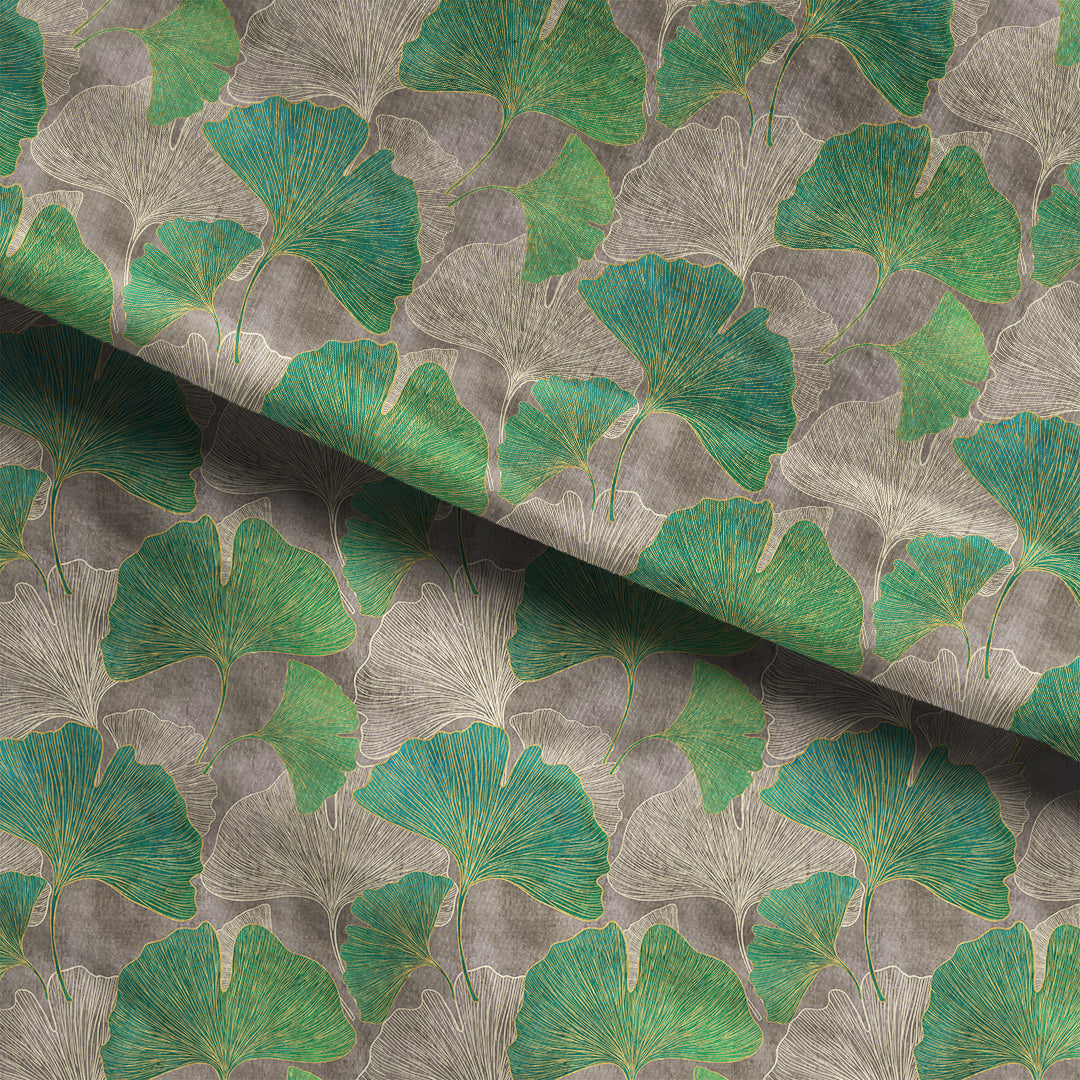 Ginkgo Botanical fabric for Garden, Dressmaking, Crafts, Sewing ...