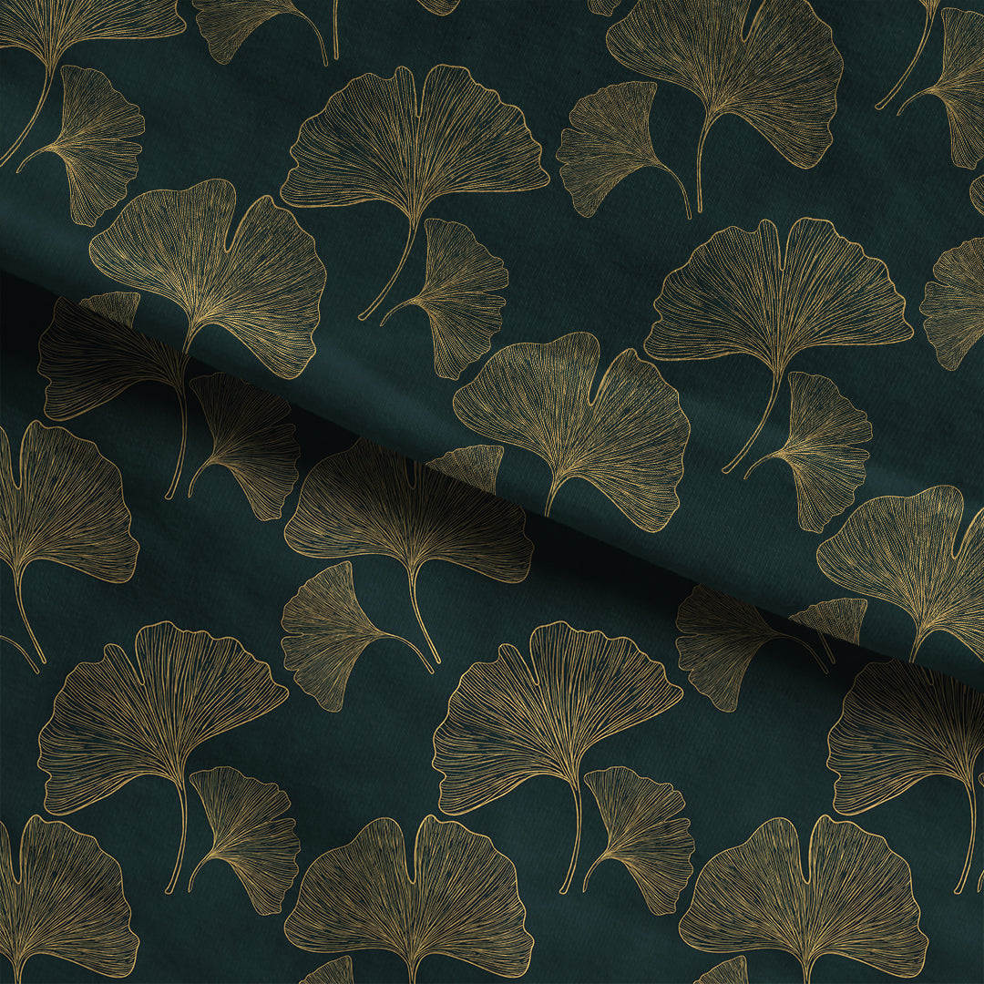 Ginkgo Botanical fabric for Garden, Dressmaking, Crafts, Sewing ...