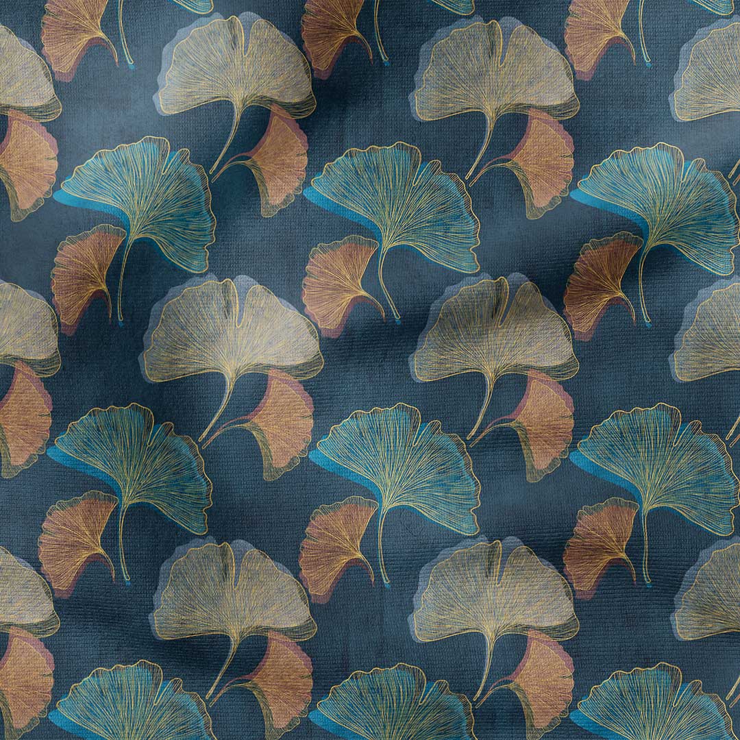 Ginkgo Botanical fabric for Garden, Dressmaking, Crafts, Sewing ...