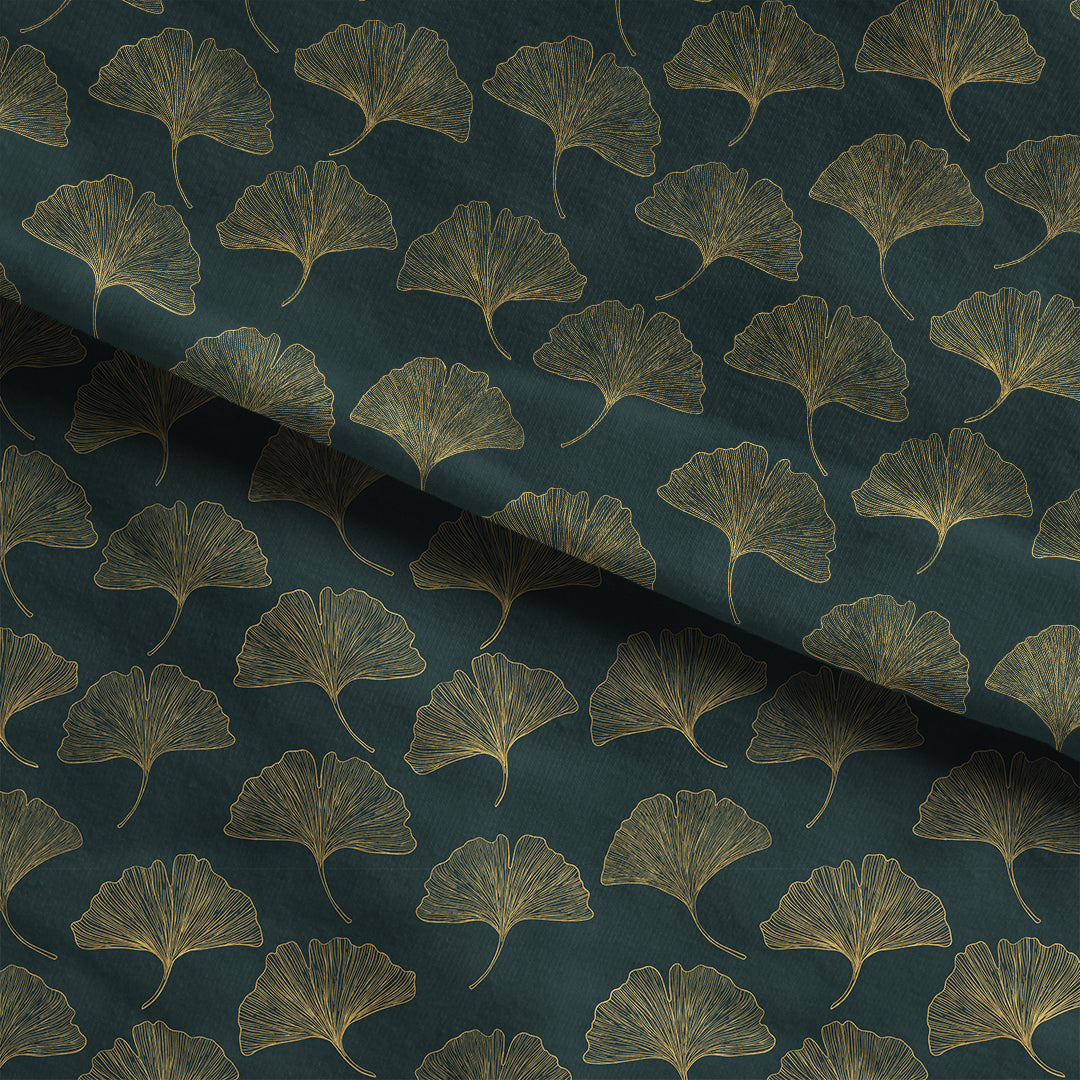 Ginkgo Botanical fabric for Garden, Dressmaking, Crafts, Sewing ...