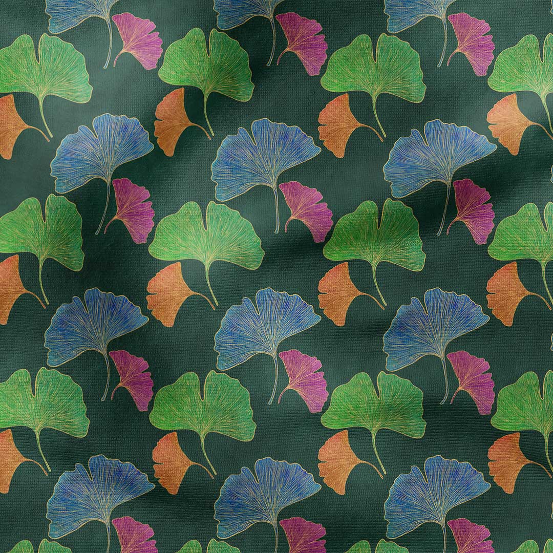 Ginkgo Botanical fabric for Garden, Dressmaking, Crafts, Sewing ...