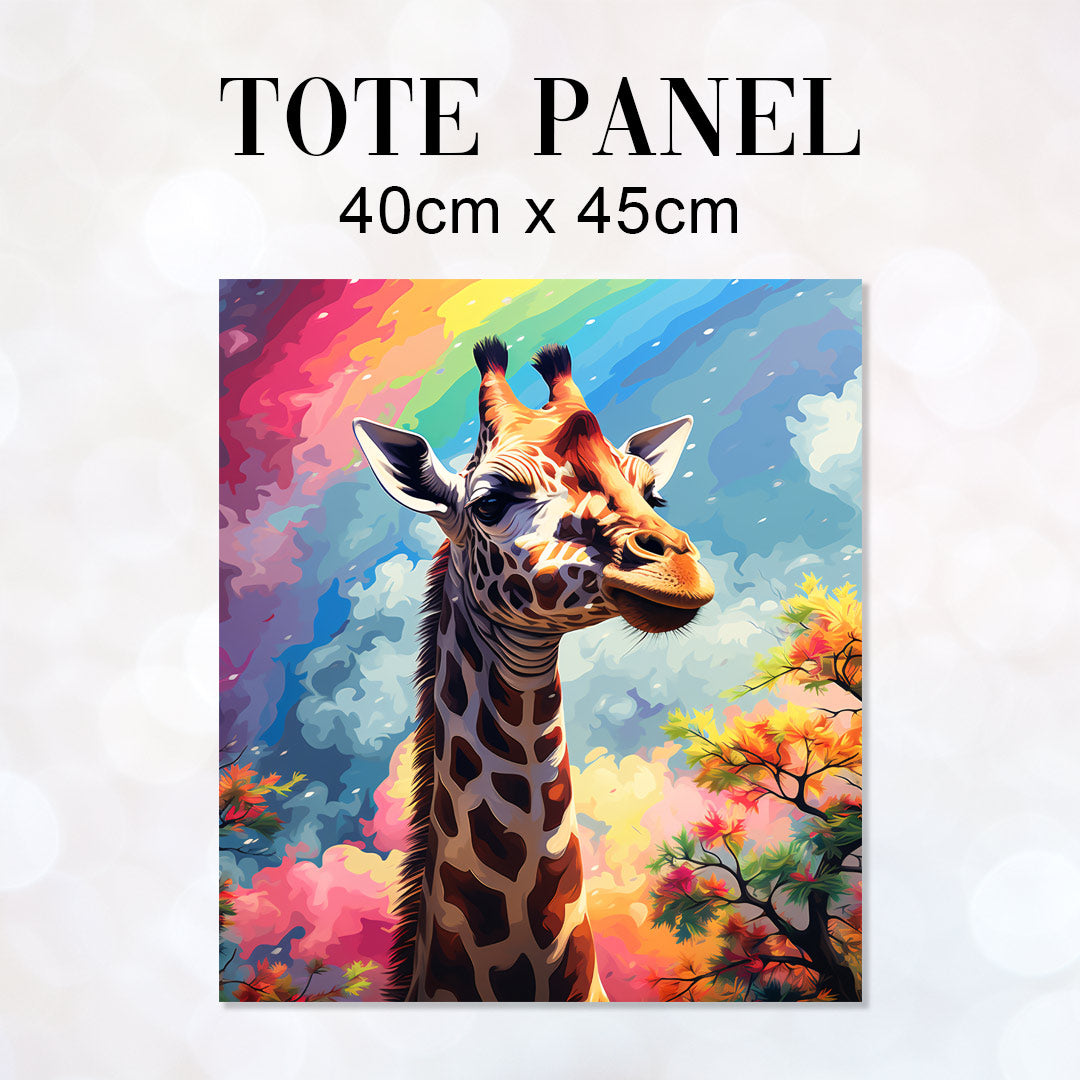 Giraffe Fabric Panel for sewing Tote Bags – Custom Fabrics UK