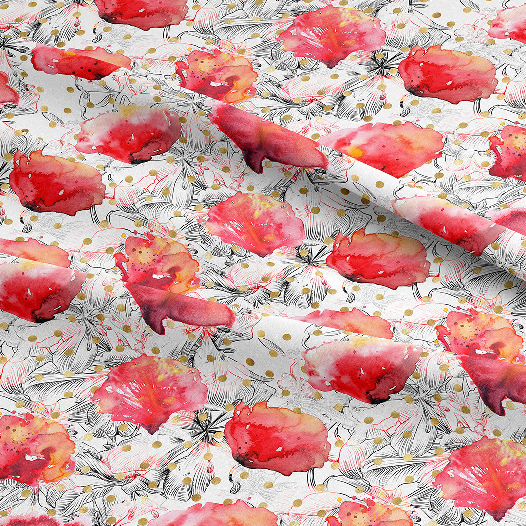 Poppies Fabric – Custom Fabrics UK