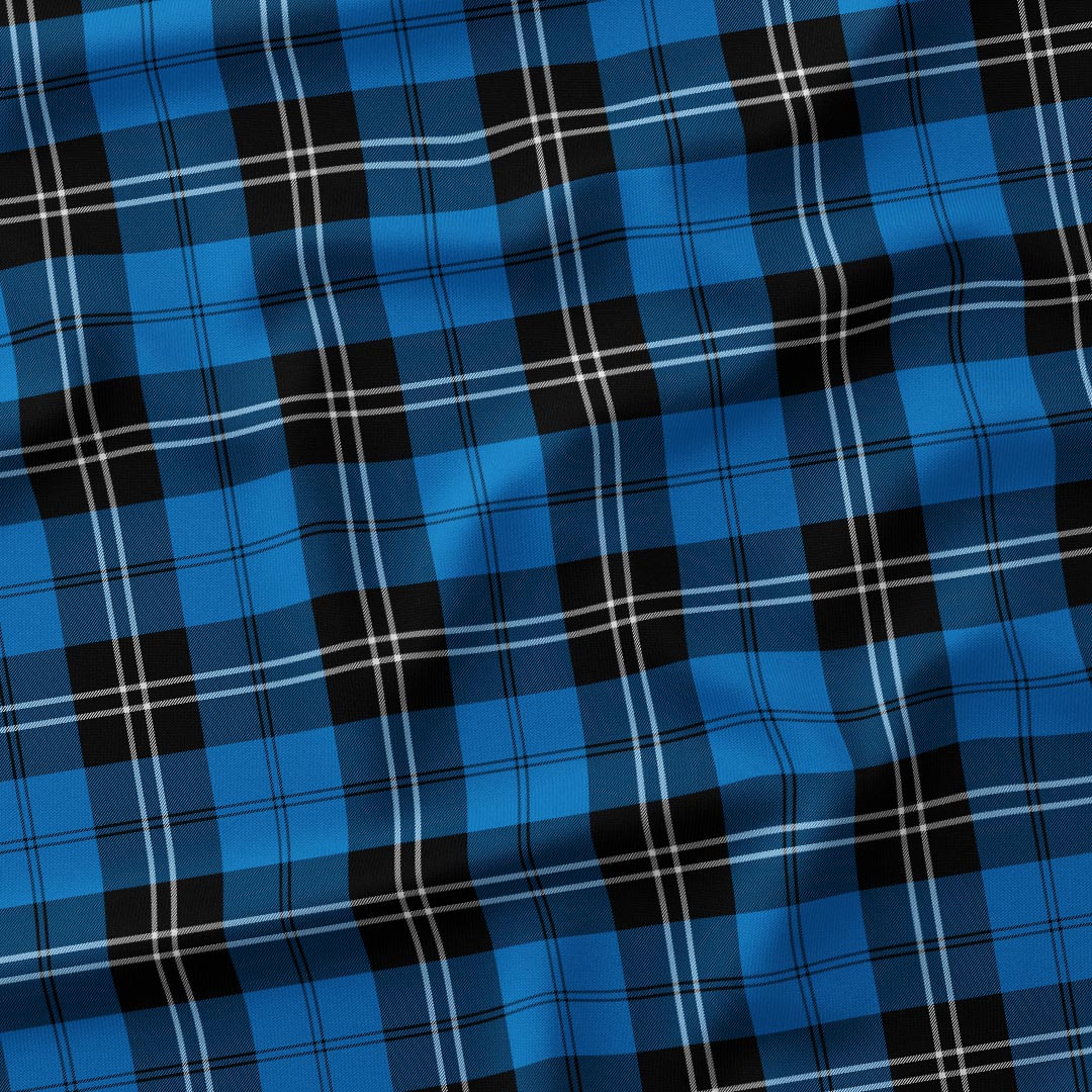 Ramsay Blue Ancient Tartan Fabric 1454 – Custom Fabrics UK