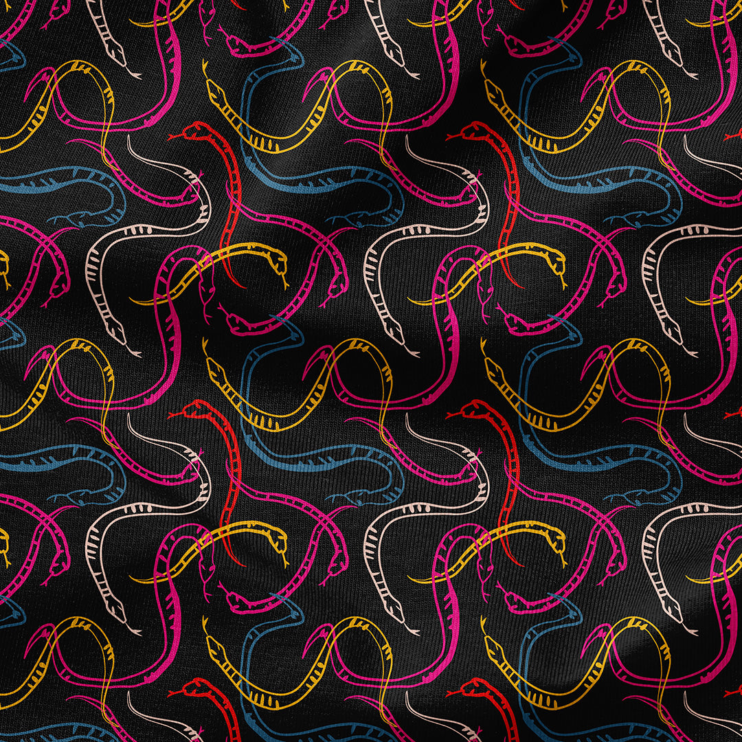 Snakes Halloween fabric for sewing Crafts, Clothing and Bags – Custom ...