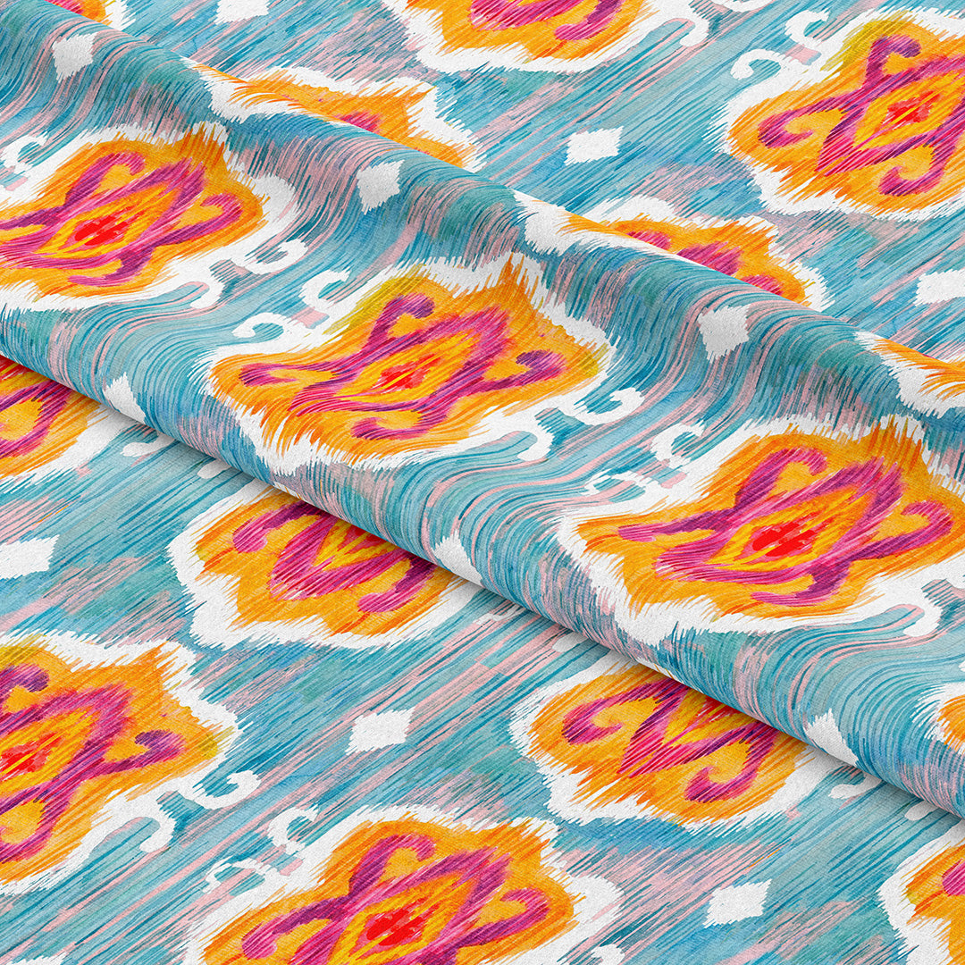 Ethnic Print fabric for Outdoor Cushions, Dressmaking, Crafts – Custom ...