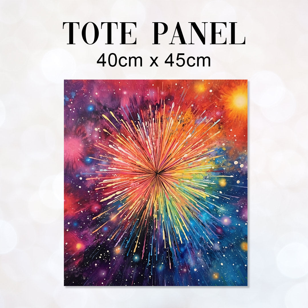 Fireworks Fabric Panel for sewing Tote Bags – Custom Fabrics UK