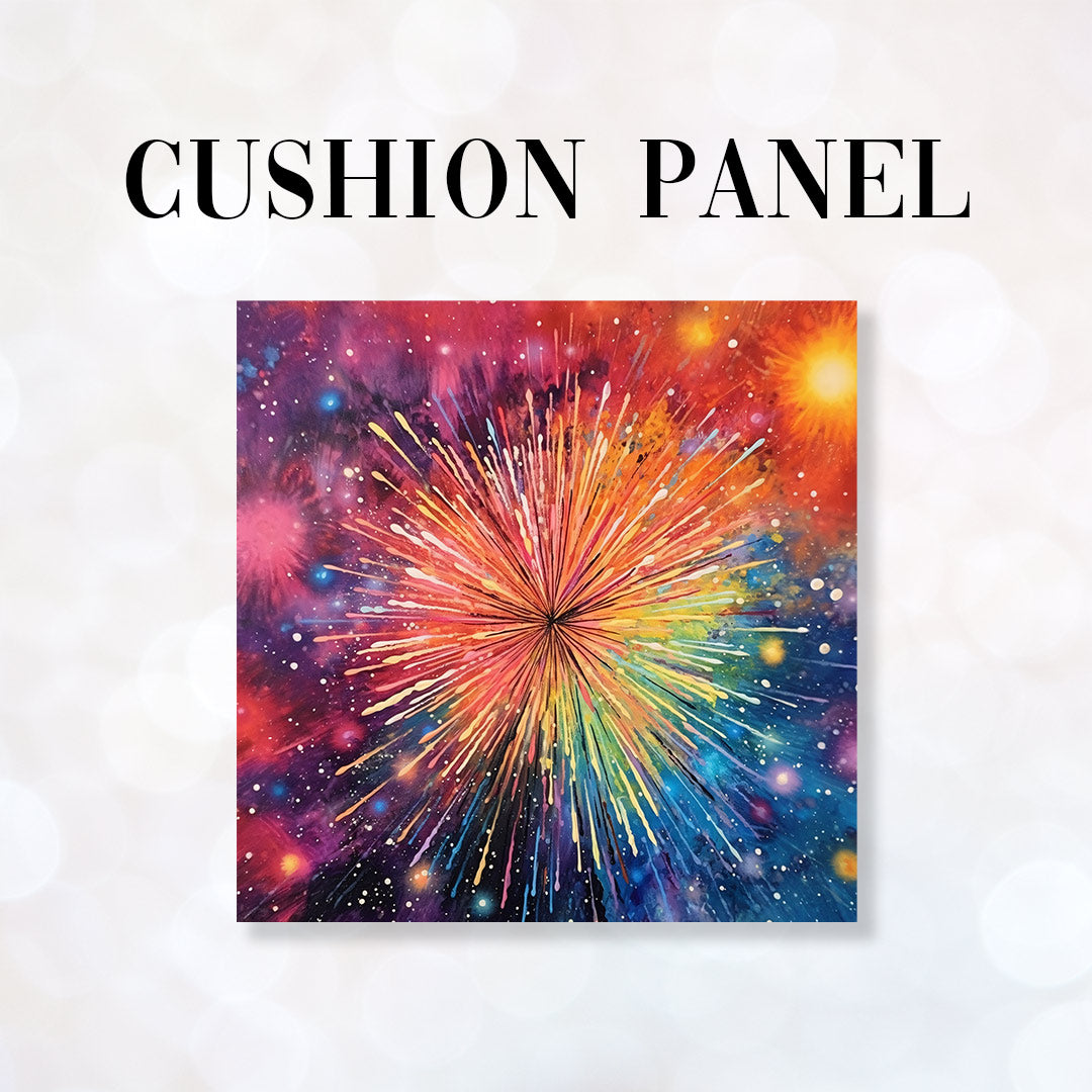 Fireworks Fabric Panel for sewing Cushions. – Custom Fabrics UK