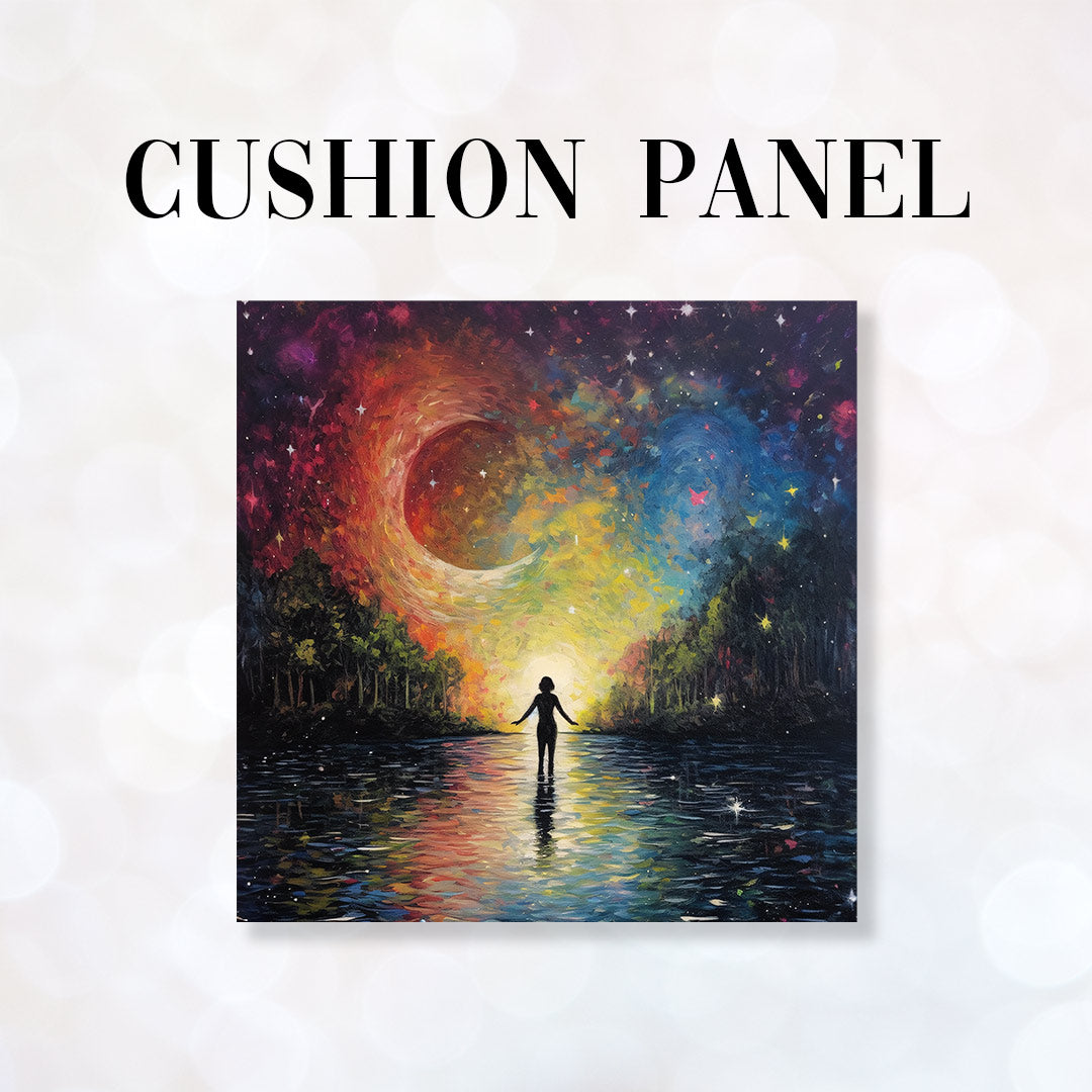 Sun Moon Fabric Panel for sewing Cushions. – Custom Fabrics UK