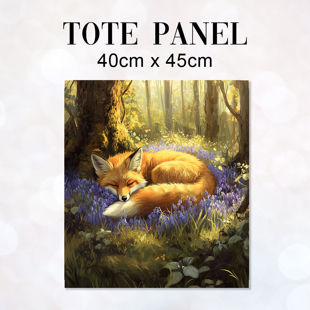 Fox Fabric Panel for sewing Tote Bags – Custom Fabrics UK