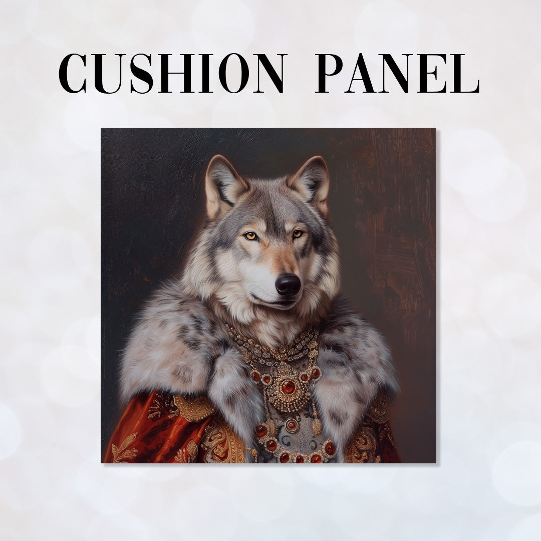 Wolf Fabric Panel for sewing Cushions. – Custom Fabrics UK