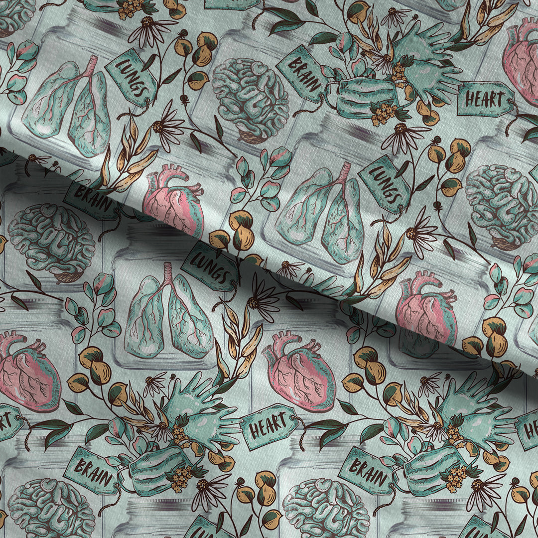 Body Jars Fabric for Pyjamas, crafts, blankets and more – Custom Fabrics UK