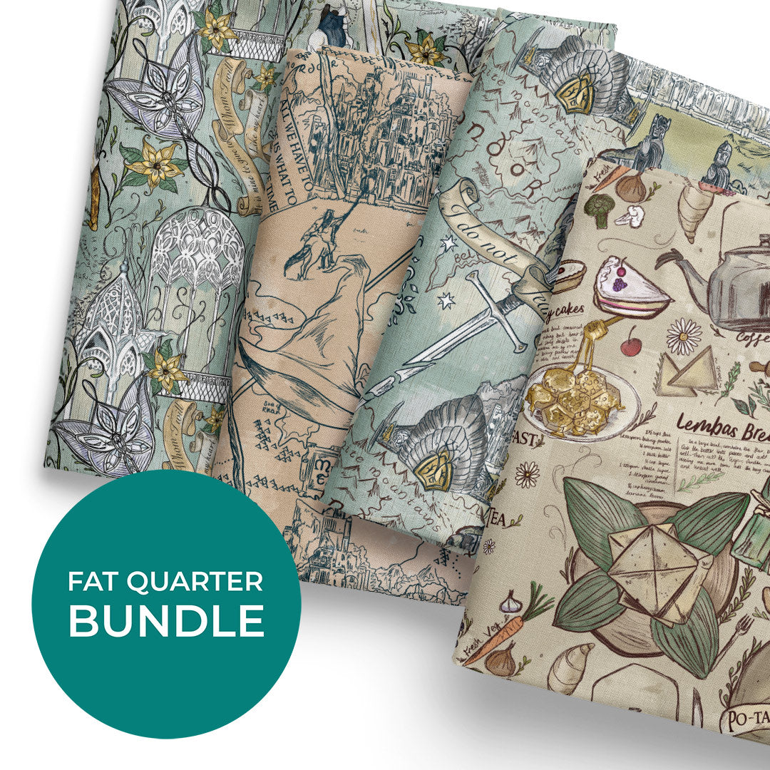 Middle Earth Fat Quarter Bundle fabric for quiltilng and crafts ...