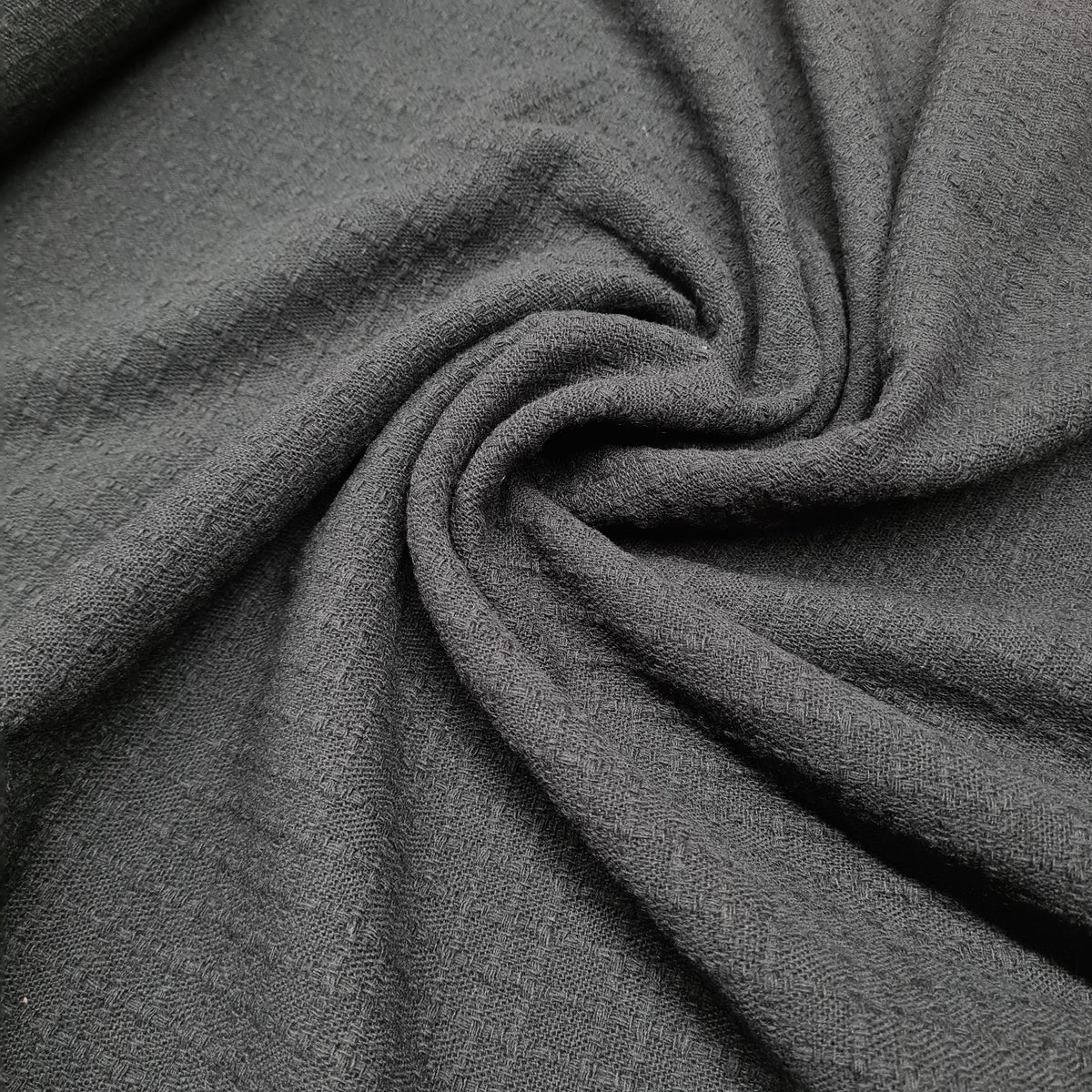 Black Checks Dress Wool Fabric, priced by half metre – Custom Fabrics UK