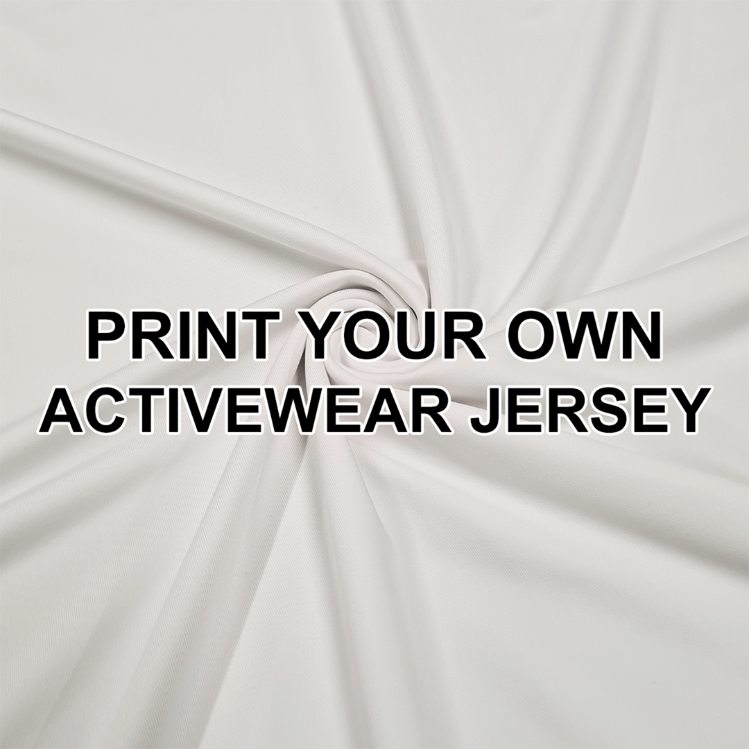 Print Your Own Design on Activewear Jersey - PYO – Custom Fabrics UK
