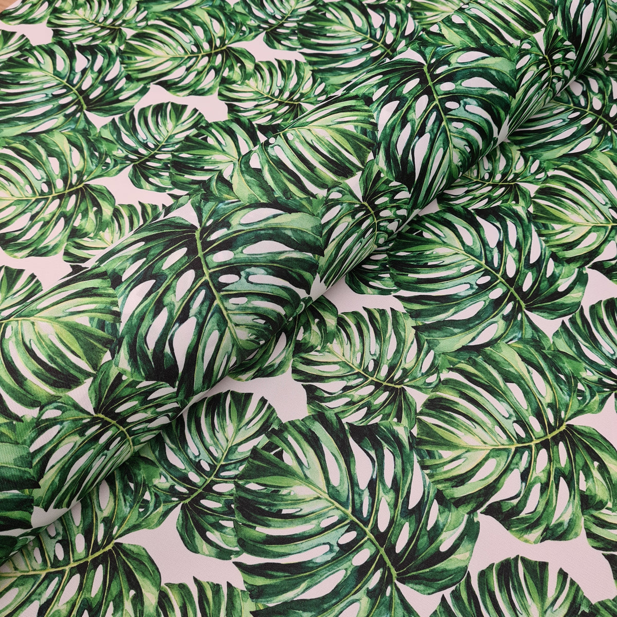 Monstera Leaves Fabric – Custom Fabrics UK
